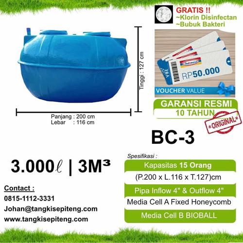 Jual Tangki BIOTANK 3m3 3 m3 - BIOTECH BIOFIL BIOFILTER - Jakarta Barat ...