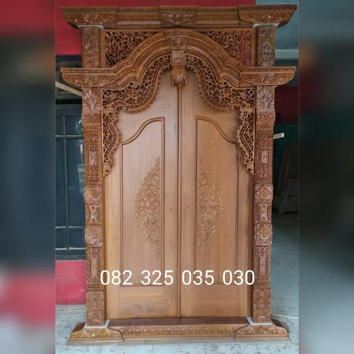 Jual Gebyok Kudus Ukir Minimalis, Pintu Gapura Gebyok Kayu Jati Murah ...