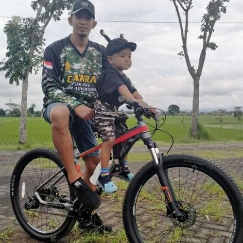 Jual Bismillah Boncengan Anak Sepeda Mtb / Boncengan Depan Anak Sepeda ...