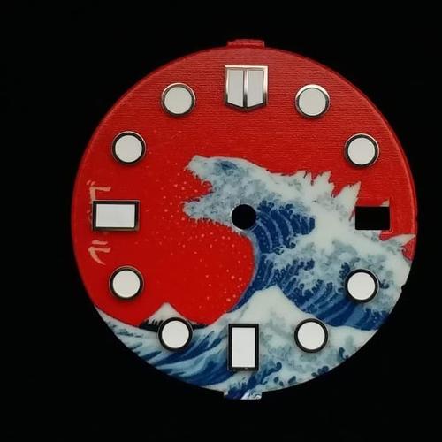 Jual Seiko RED Godzilla FULL LUMED Kanagawa Dial SKX SRP SUMO Turtle ...