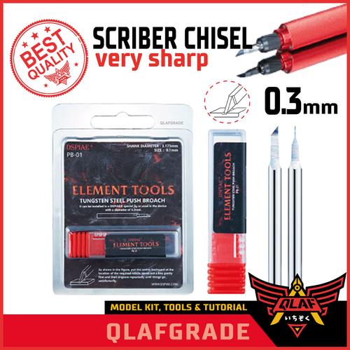 Jual SCRIBER CHISEL 0.3mm dspiae tungsten steel carving knife mata ...