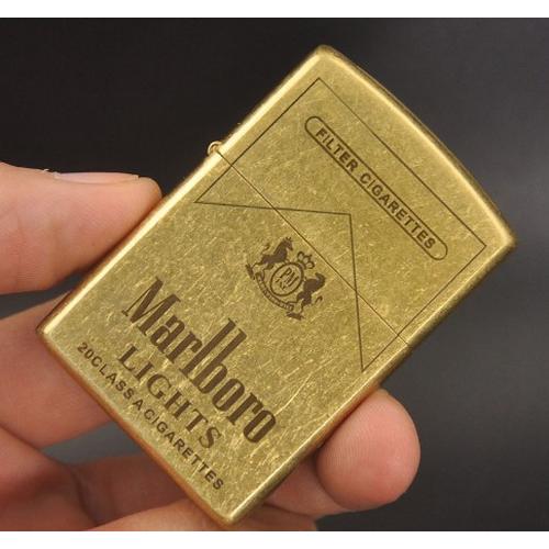 Jual Korek api Zorro Marlboro series tahan angin lighter pure copper ...