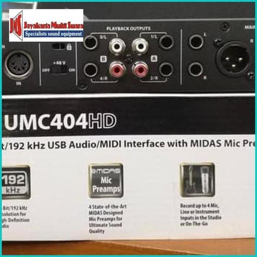 Jual BEHRINGER UMC404HD Soundcard 4 Channel Input Output 24-Bit / 192 ...