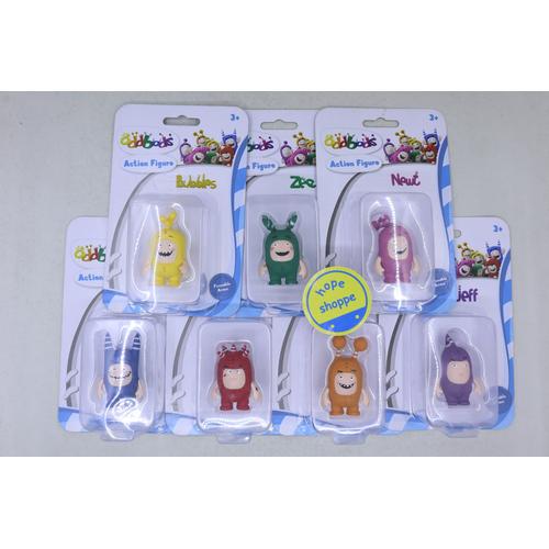 Jual Mainan Oddbods Action Figure Fuse Pogo Newt Jeff Zee Bubbles Slick ...