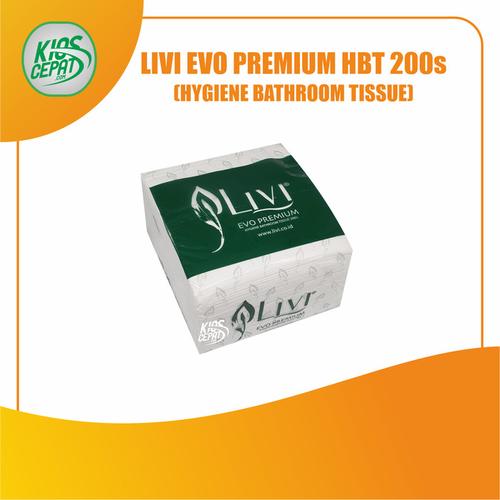 Jual Tissue LIVI EVO PREMIUM HBT 200s (Hygiene Bathroom Tissue ...