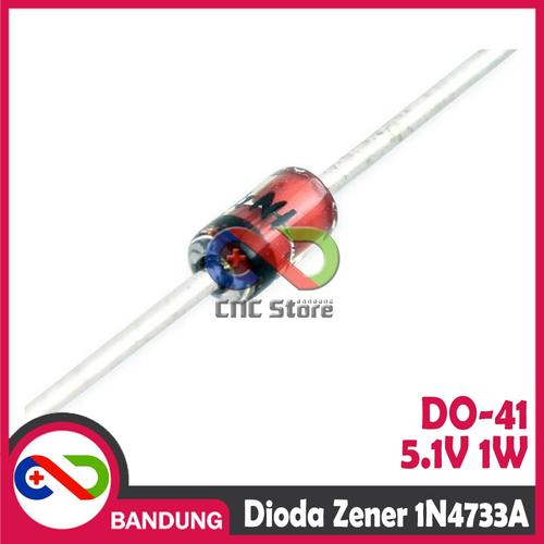 Jual DIODA ZENER 1N4733A 1W VOLTAGE REGULATOR TUBE 5.1V DO-41 - Kota Bandung - CNC STORE BANDUNG ...