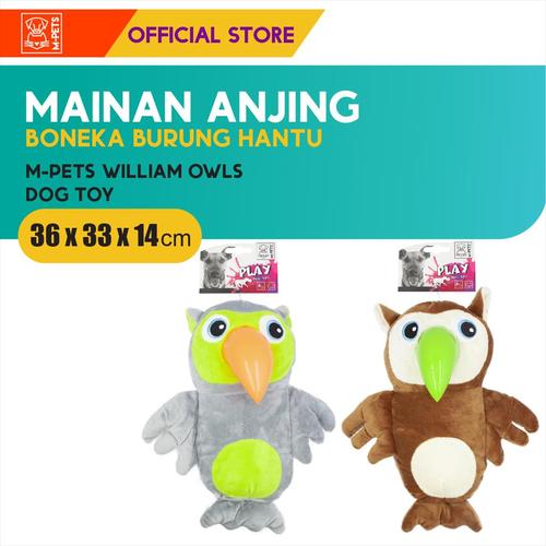 Jual M-PETS WILLIAM OWLS DOG TOY / MAINAN ANJING BONEKA BURUNG HANTU ...