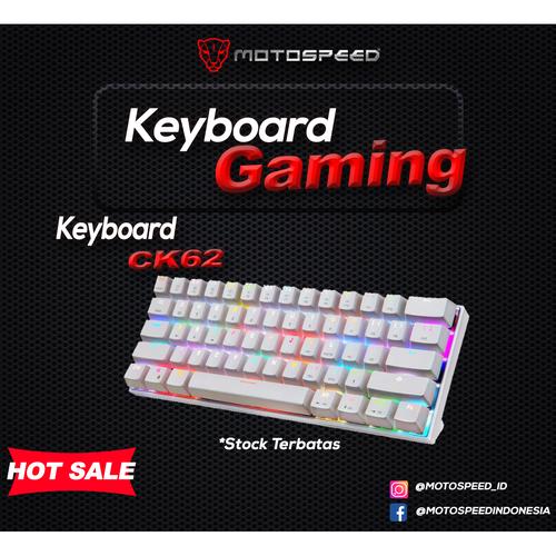 Jual MECHANICAL KEYBOARD MOTOSPEED CK62 WIRED BLUETOOTH DUAL MODE ...