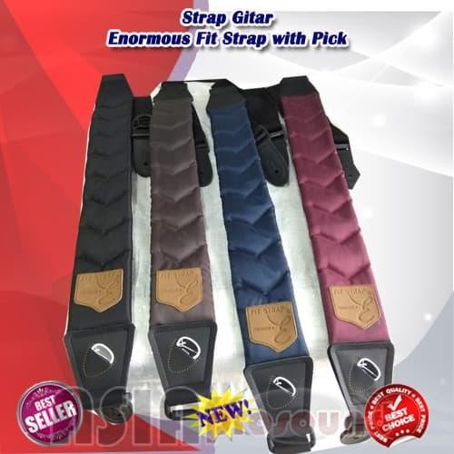 Jual Strap Gitar Enormous Fit Strap Quick Adjust System with Pick ...