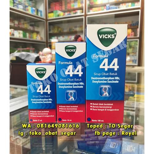 Jual Vicks Formula 44 Dewasa Obat Batuk Kering - 27 ml - Jakarta Barat ...