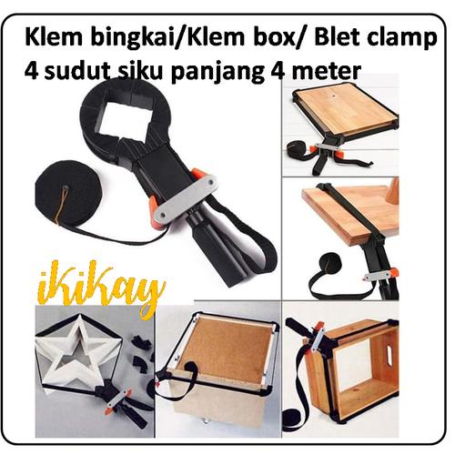 Jual Klem Box kayu/figura Blet clamp 4 sudut 90 derajat panjang 4 meter ...