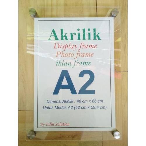 Jual poster akrilik / acrylic frame a2 3mm 42x60 - Kota Tangerang ...