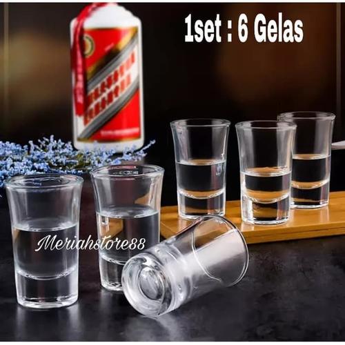 Jual GELAS SLOKI (1set isi 6pcs) KOPI SHOT GLASS GELAS SLOCKY ESPRESSO ...