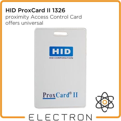 Jual HID ProxCard II 1326 Card RFID 125kHz 26Bit H10301 Clamshell ...