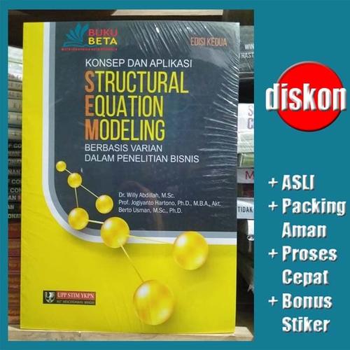 Promo Konsep dan Aplikasi Structural Equation Modeling - Jogiyanto ...