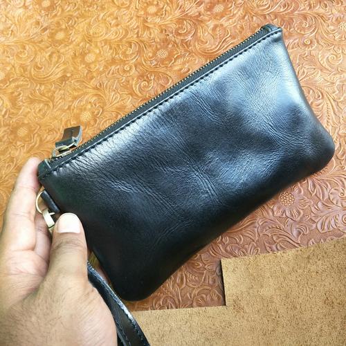 Jual Souvenir Pouch Kulit Sapi Asli - Dompet Hp Kulit Asli - Brown ...