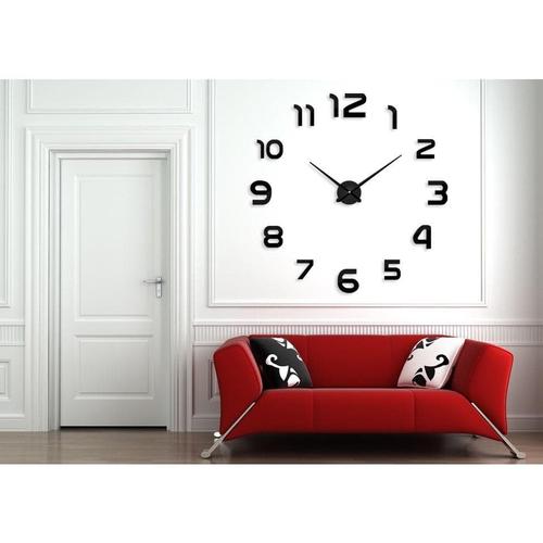 Jual SHENAR JAM DINDING TEMPEL TEMBOK BESAR 3D GIANT BIG WALL CLOCK DIY ...