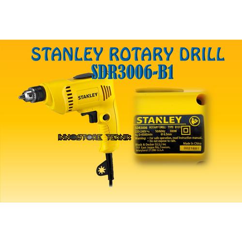 Jual Mesin Bor Slim Rotary Drill 6mm Bor Stanley SDR3006 SDR 3006 ...