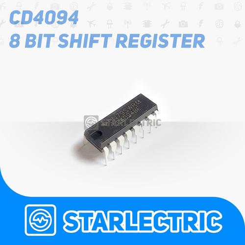 Jual CD4094 CD4094BE 4094 IC DIP 8 Bit Shift Register - Jakarta Barat - Starlectric | Tokopedia