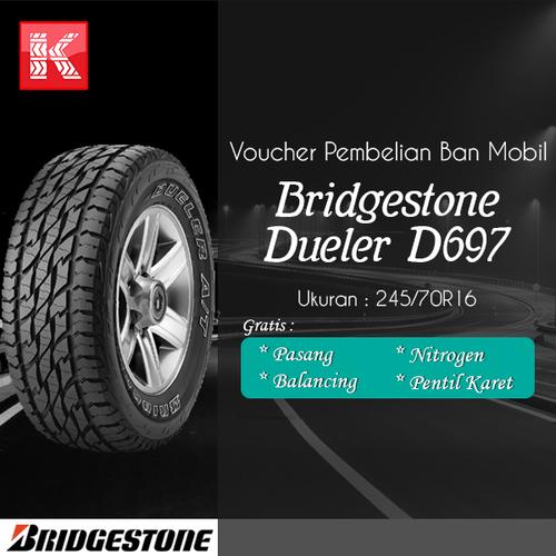 Jual Ban Mobil Bridgestone Dueler D697 AT OWT 245/70R16 Vocer - Jakarta Utara - Kiosban | Tokopedia