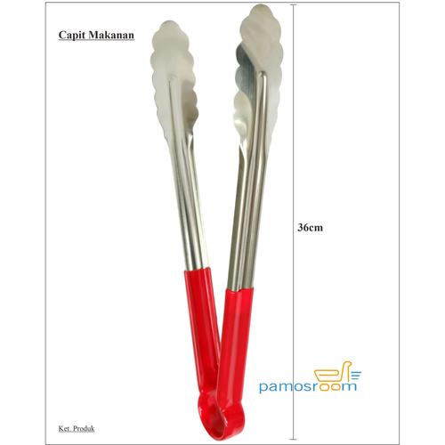 Jual Pamosroom Penjepit Makanan 30cm/ Capitan Gorengan/ Penjepit ...
