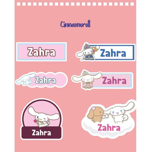Jual 192pcs Stiker Label Nama Tahan Air untuk Umum Tema Cinnamoroll ...