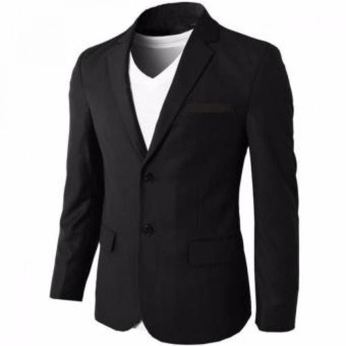 Jual Jas Blazer FullBlack / Jas Hitam Pria / Jas Formal Pria M / L / XL ...