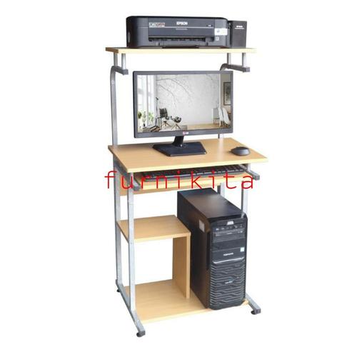Jual JTR - MEJA RAK KOMPUTER RANGKA BESI MINIMALIS / MEJA LAPTOP ...