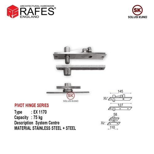 Promo Engsel Pivot RAFES England Stainless Steel SUS 304 / 75 KG ...