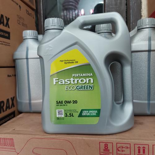 Jual fastron 0w-20 3,5L . oli mobil synthetic fastron ecogreen - Kota ...