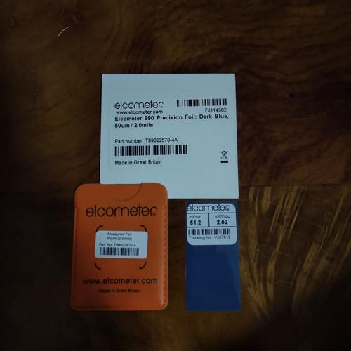 Jual Elcometer 990 Precision Foil: Dark Blue, 50μm/2.0mil - Jakarta ...