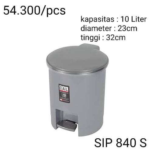 Jual Tempat Sampah Injak Bulat CHIC 10 L (ABU) - Kota Bekasi - rajaplastik | Tokopedia
