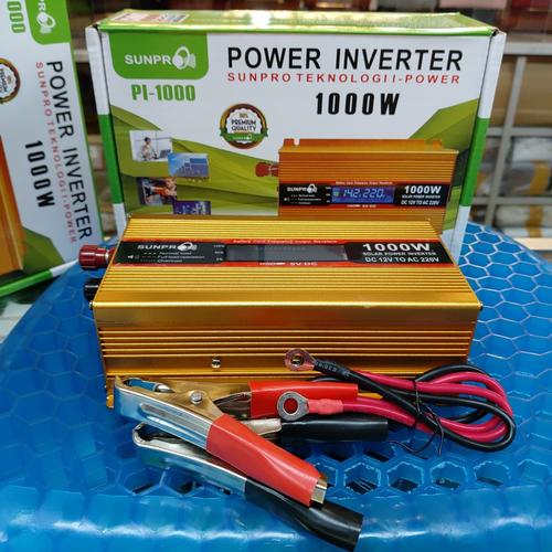 Jual power inverter sunpro 1000watt - inverter Dc ke Ac pi-1000 ...