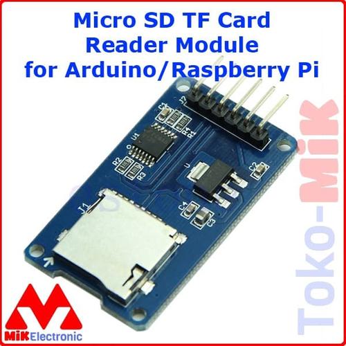 Jual MICROSD MICRO SD STORAGE TF CARD READER MODULE ARDUINO RASPBERRY ...