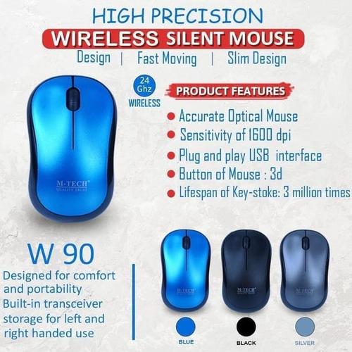 Jual M-Tech W90 Wireless Mouse Silent - Kota Tangerang - CS New | Tokopedia