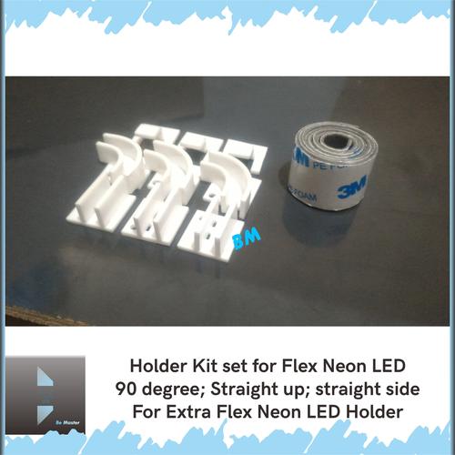 Jual Holder Kit Set for Flexible Neon LED Bar Elite RGB Digital - Slim ...