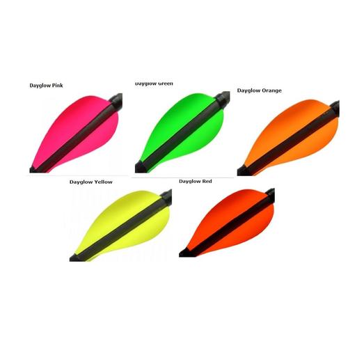 Jual Spin Wing Vanes Spinwing Vanes Kurly Vanes tipe Dayglow - Hitam ...