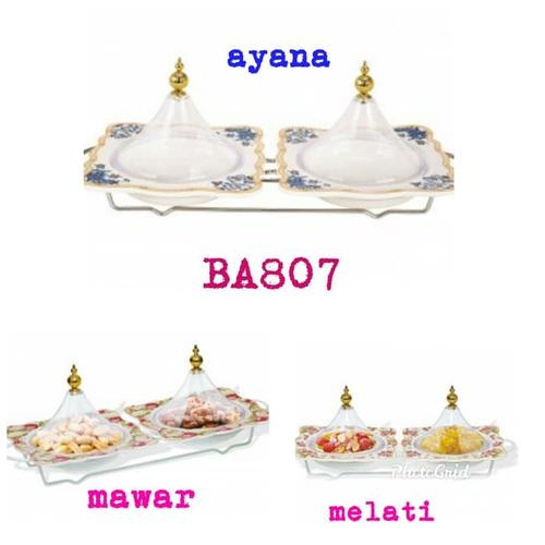 Jual Small Deep Plate With Cone Cover 5pcs Vicenza BA807 / Piring Kue ...