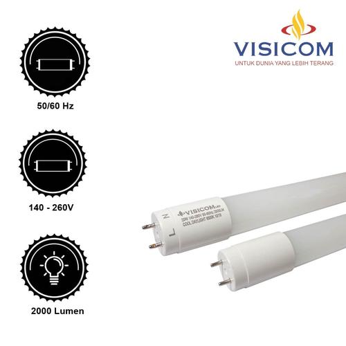 Jual Lampu LED TL 20W/ T8 Visicom (Cahaya Putih & Kuning) - Kota ...