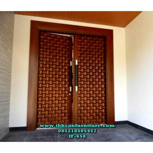 Jual model pintu rumah anyaman bambu, pintu kupu-kupu model anyaman ...