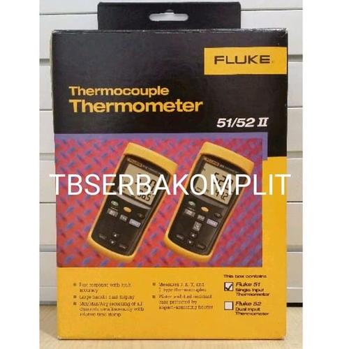 Jual Fluke 51 II Single Input Digital Thermometer fast response 51ii ...