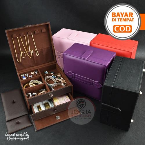 Jual Kotak Tempat Perhiasan Emas, Kalung, Gelang, Cincin - New Jewelry ...