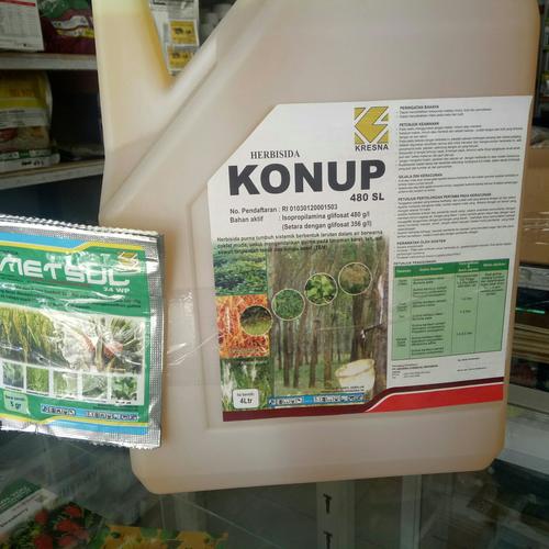 Jual Racun rumput Konup 480 SL, kemasan 4 ltr - Kota Pontianak ...