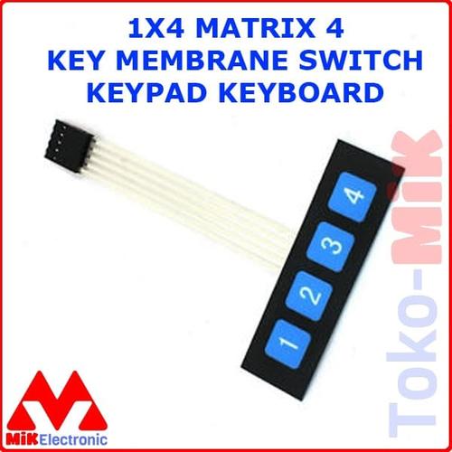 Jual 1X4 MATRIX 4 KEY MEMBRANE SWITCH KEYPAD KEYBOARD - Jakarta Barat ...