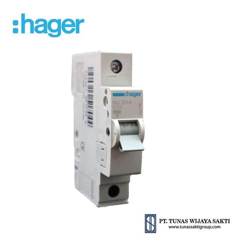 Jual Hager MCB MU-120A 1 Pole / 20A 6KA - Kota Tangerang Selatan ...