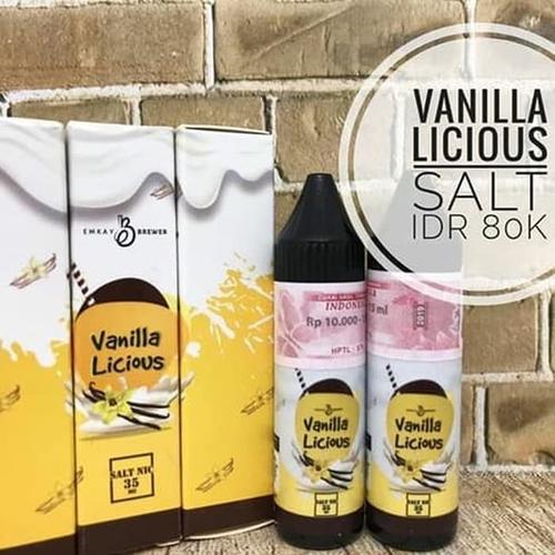 Jual LIQUID VANILLA LICIOUS BANANA SALT NIC 15ML 35MG BY EMKAY NOT JVS ...