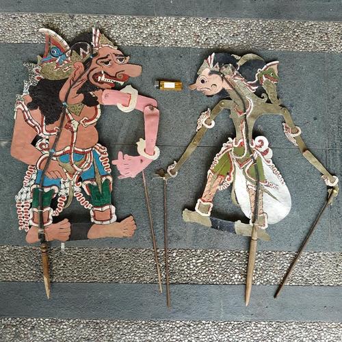 Jual Pajangan Sepasang Wayang Kulit Tebal Lawas - Kab. Bandung - loak ...