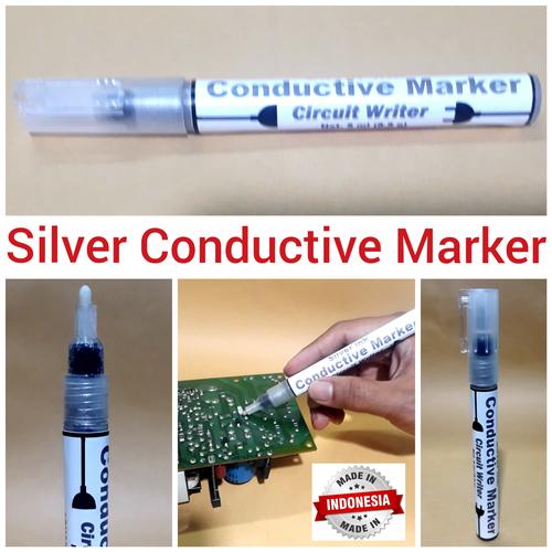 Promo Silver Conductive Marker / Spidol Penyambung Jalur PCB - Kota ...