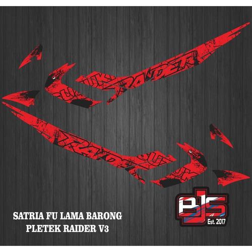 Jual stiker striping list motor satria fu lama barong pletek raider v3 ...