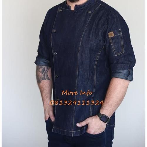 Jual Pembuatan seragam Baju Koki-Chef-Jaket-Kemeja-Koki-Kitchen-Denim ...
